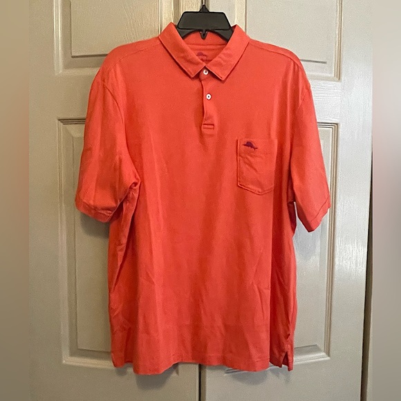 Tommy Bahama | Shirts | Tommy Bahama Coral Pocket Supima Cotton Polo ...